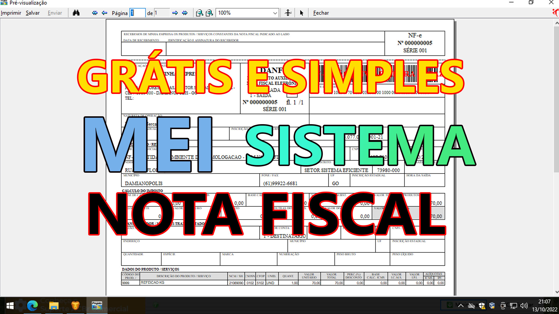 MEI: Como emitir nota fiscal eletrônica (NFE) ou NFCE - Sistema Eficiente